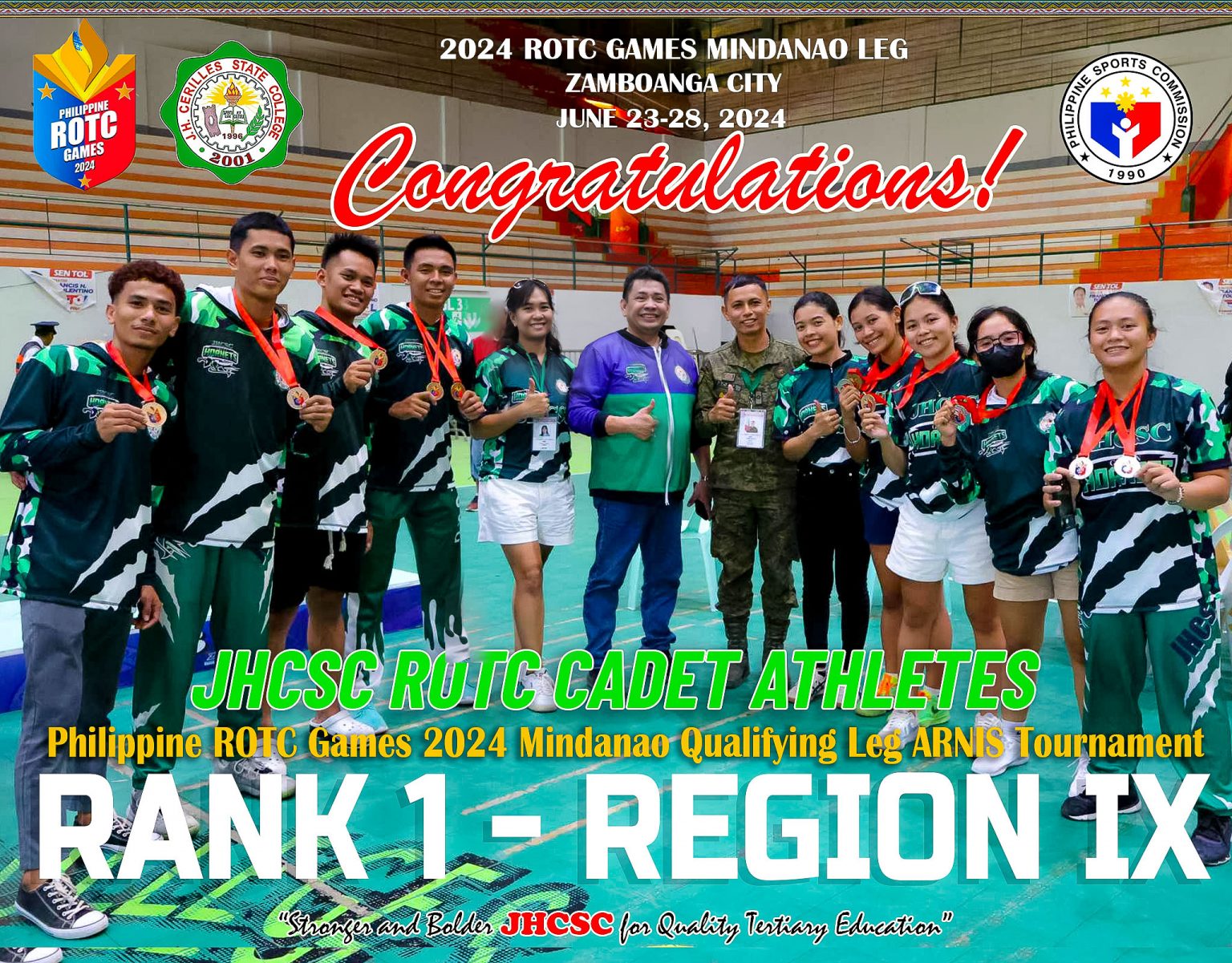 Stronger & Bolder JHCSC for Quality Tertiary Education