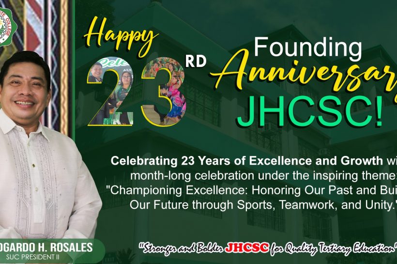 Stronger & Bolder JHCSC for Quality Tertiary Education