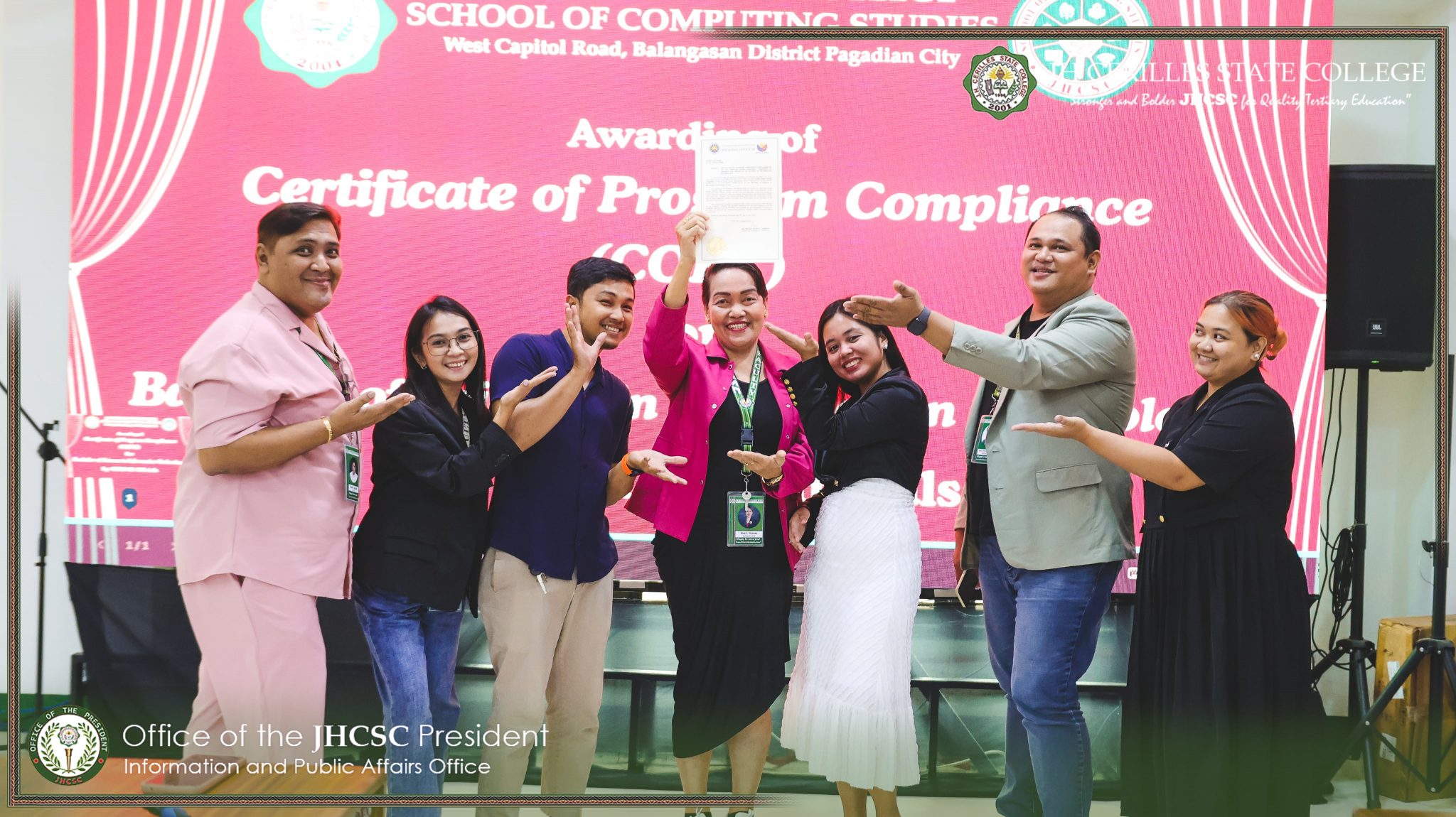 Stronger & Bolder JHCSC for Quality Tertiary Education